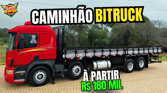 CAMINHÃO BITRUCK QUALIFICADO BARATO À PARTIR DE 180 MIL REAIS - Garagem ...